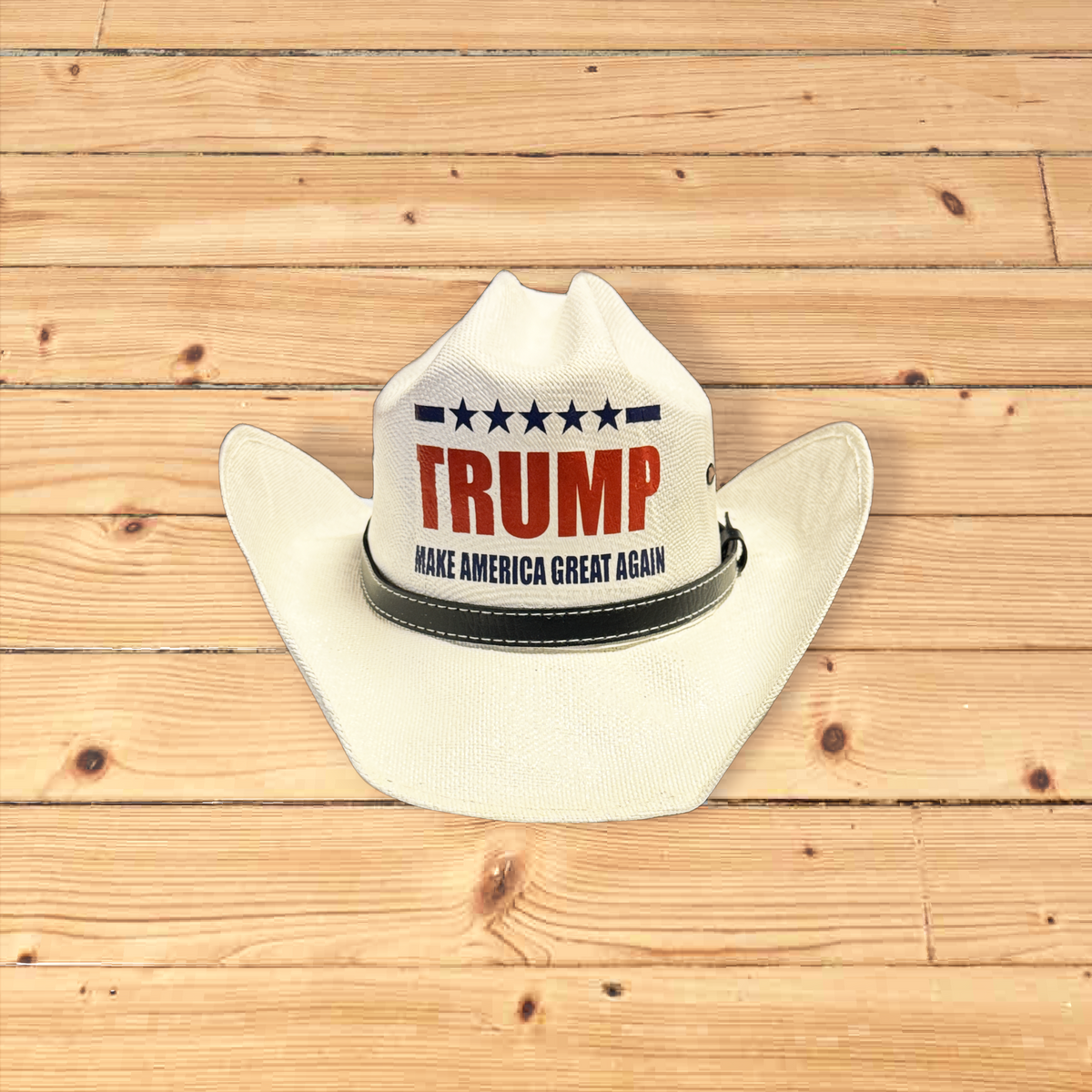 Trump Make America Great Again Cowboy Hat one size fits all, color Whi ...