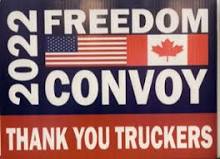2022 Freedom Convoy lawn sign 12"x16" inch Plastic durable two sided c ...