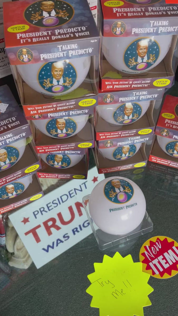 President Predicto™️ ball - Lights up and talks - Just ask a question ...