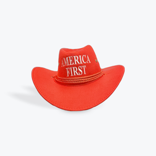 America First Cowboy Hat one size fits all, color Red – LGBNJ