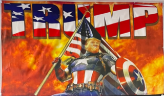 Captain America Trump 3'-x-5'-flag Nylon one sided multi-color – LGBNJ