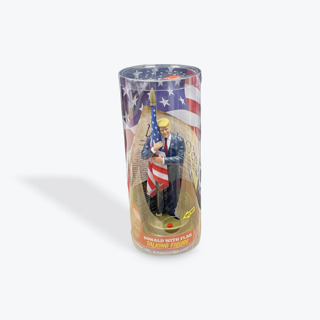 Donald with Flag Talking Figure™️ says 17 different lines in Donald’s ...