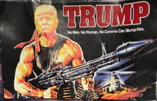 Rambo Trump 3'-x-5'-flag Nylon one sided multi-color – LGBNJ