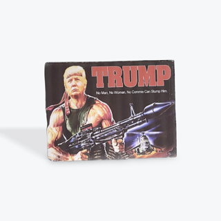 Rambo Trump lawn sign 12”x16” inch Plastic durable two sided - color r ...