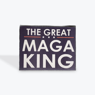The Great MAGA King lawn sign 12"x16" inch Plastic durable two sided ...