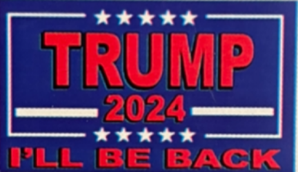 Trump 2024 I’ll Be Back 3'-x-5'-flag Polyester one sided color red, wh ...